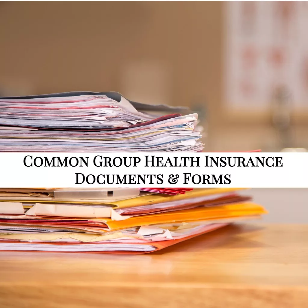Common Group Health Insurance Documents & Forms - EZ.Insure